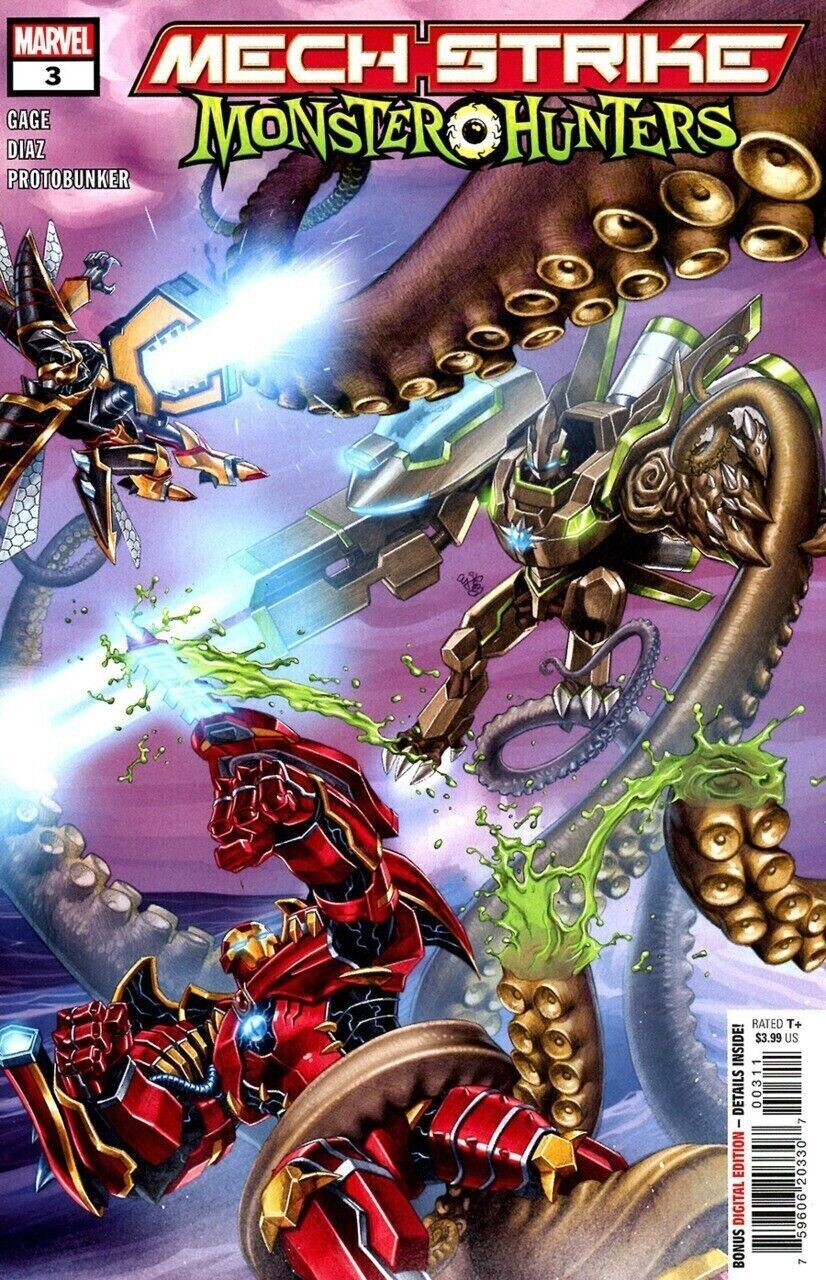 Mech Strike Monster Hunters #3 (Of 5) Cover A E. J. Sue Marvel 2022 ...