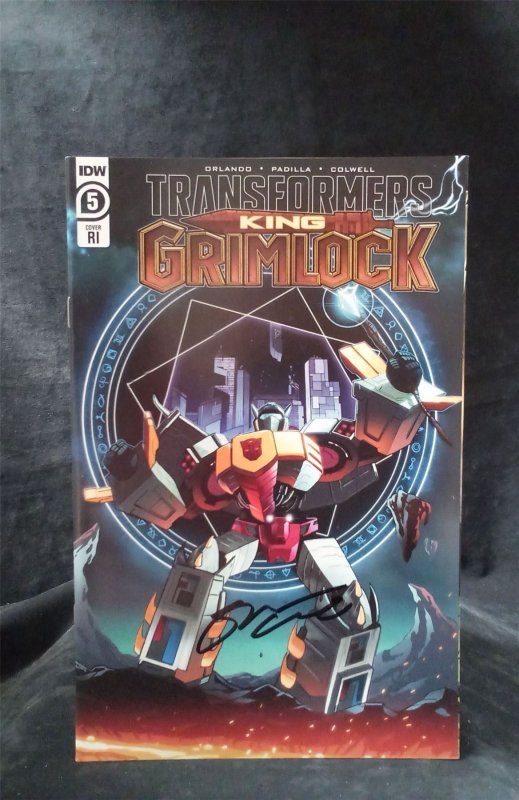 Transformers: King Grimlock #5 Cover RI 2022 Signed by Steve Orlando ...