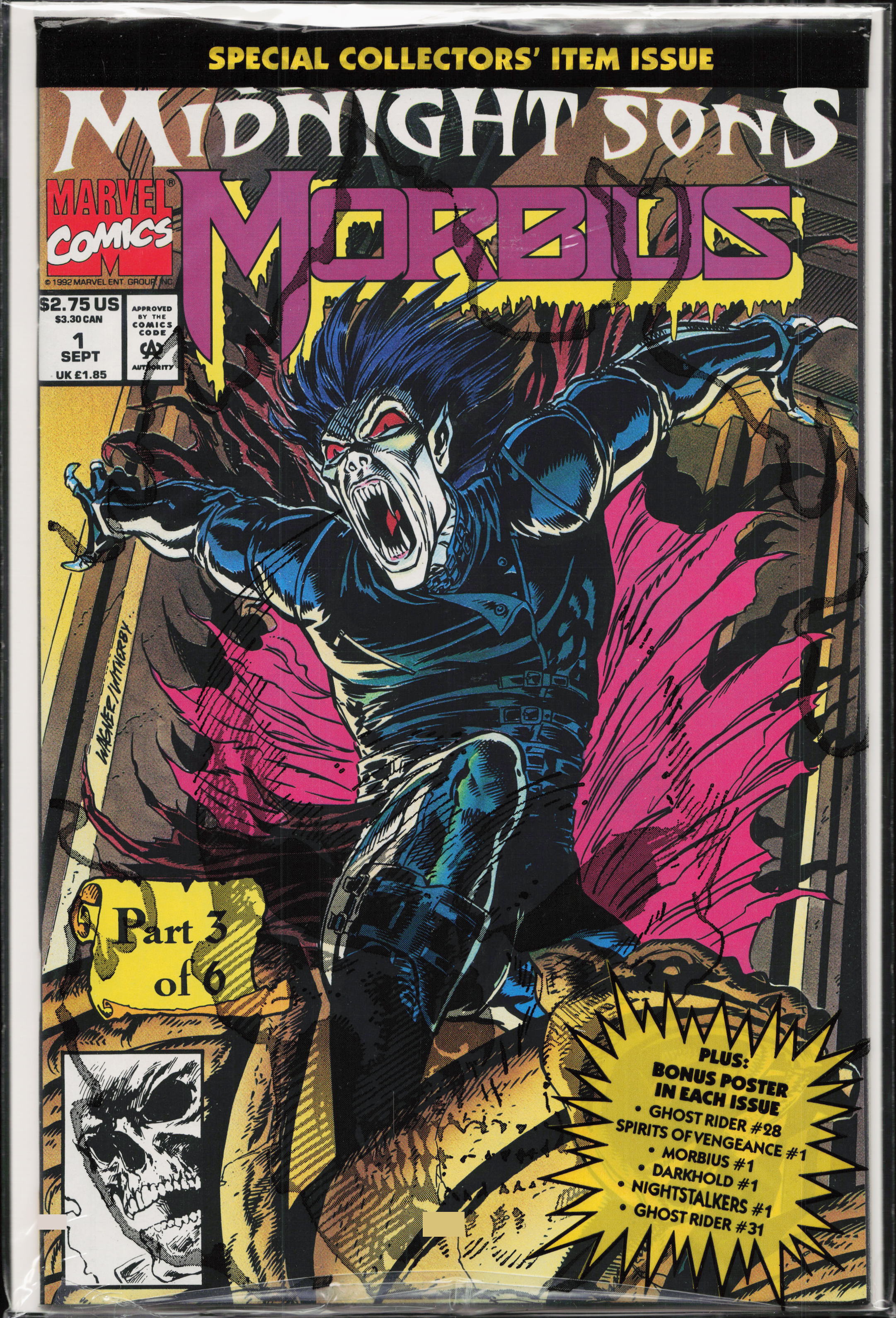 Morbius: The Living Vampire #1 (1992) Morbius | Comic Books - Modern ...