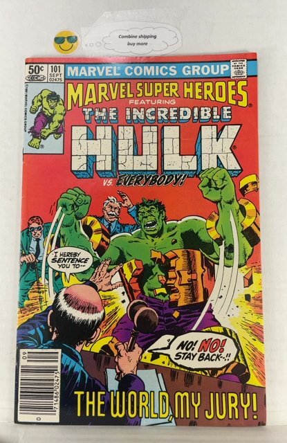 Marvel Super-Heroes #101 Newsstand Edition (1981) hulk | Comic Books ...