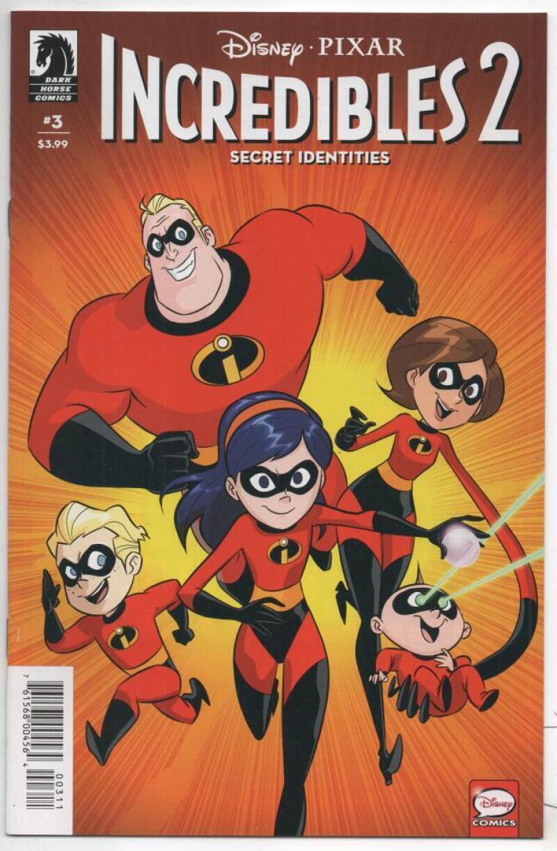 The INCREDIBLES 2 Secret Identities #1 2 3 A, NM, Disney Pixar, 2019, 1 ...