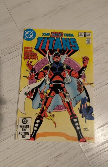 The New Teen Titans #22 (1982)1st brother blood | Comic Books - Bronze ...