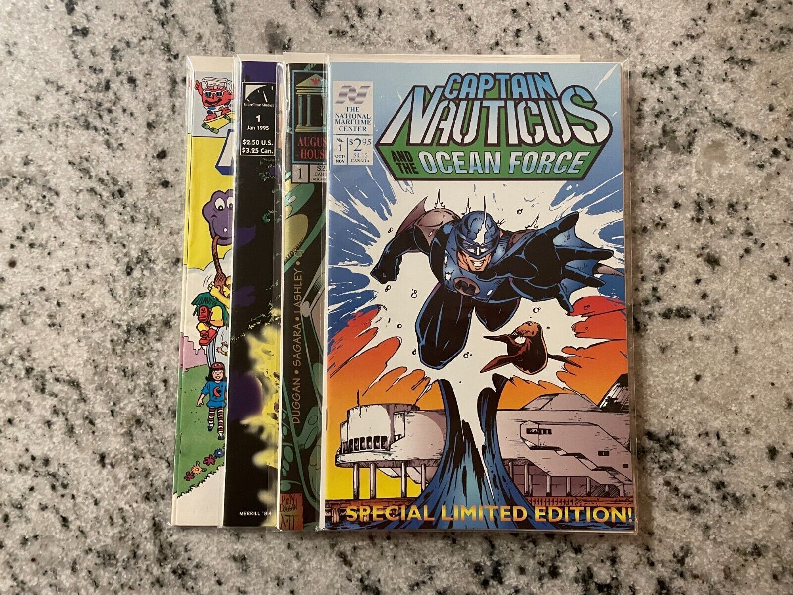 4 Comics Captain Nauticus # 1 + Foodang #1 Primitives #1 Kool-Aid Man ...