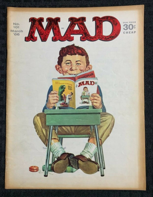 1966 MAD Magazine #101 VG 4.0Alfred E Neuman / Voyage to the Bottom of ...