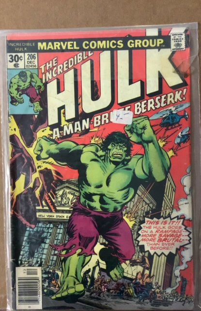 The Incredible Hulk #206 (1976) | Comic Books - Bronze Age, Marvel ...