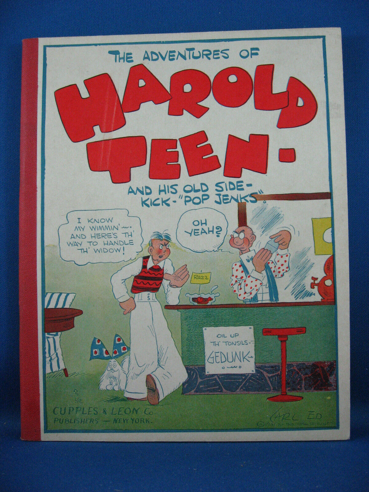 Treasure Box of Famous Comics HAROLD TEEN 1931 High Grade White Pages ...