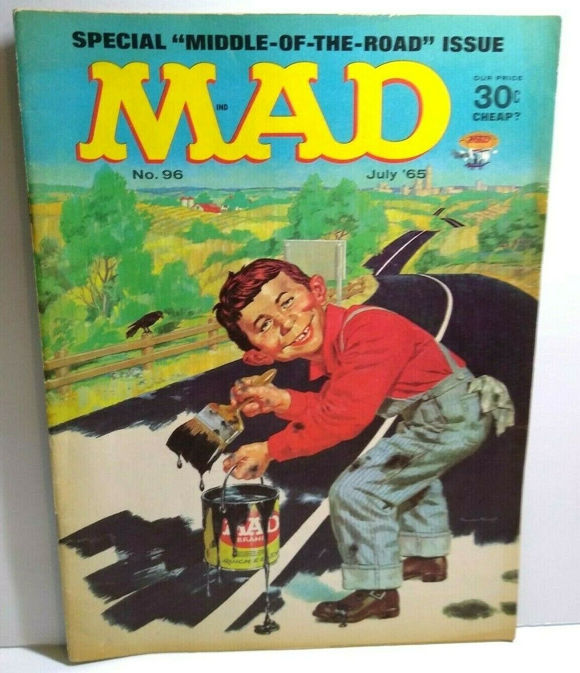 MAD Magazine July 1965 No 96 The Man From UNCLE Kelloggs Vintage Comic ...