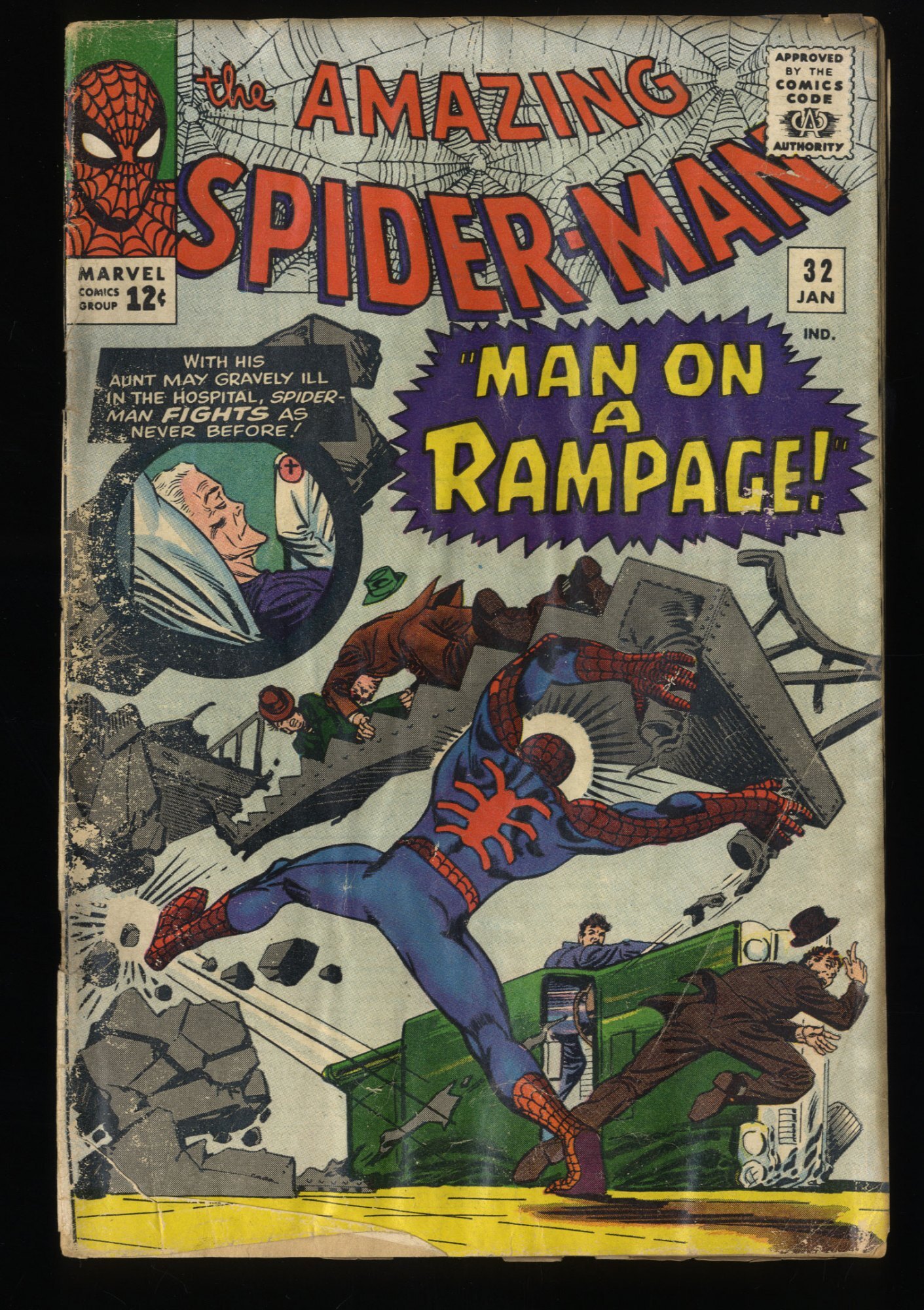 Amazing Spider-Man #32 GD- 1.8 Stan Lee and Steve Ditko! | Comic Books ...