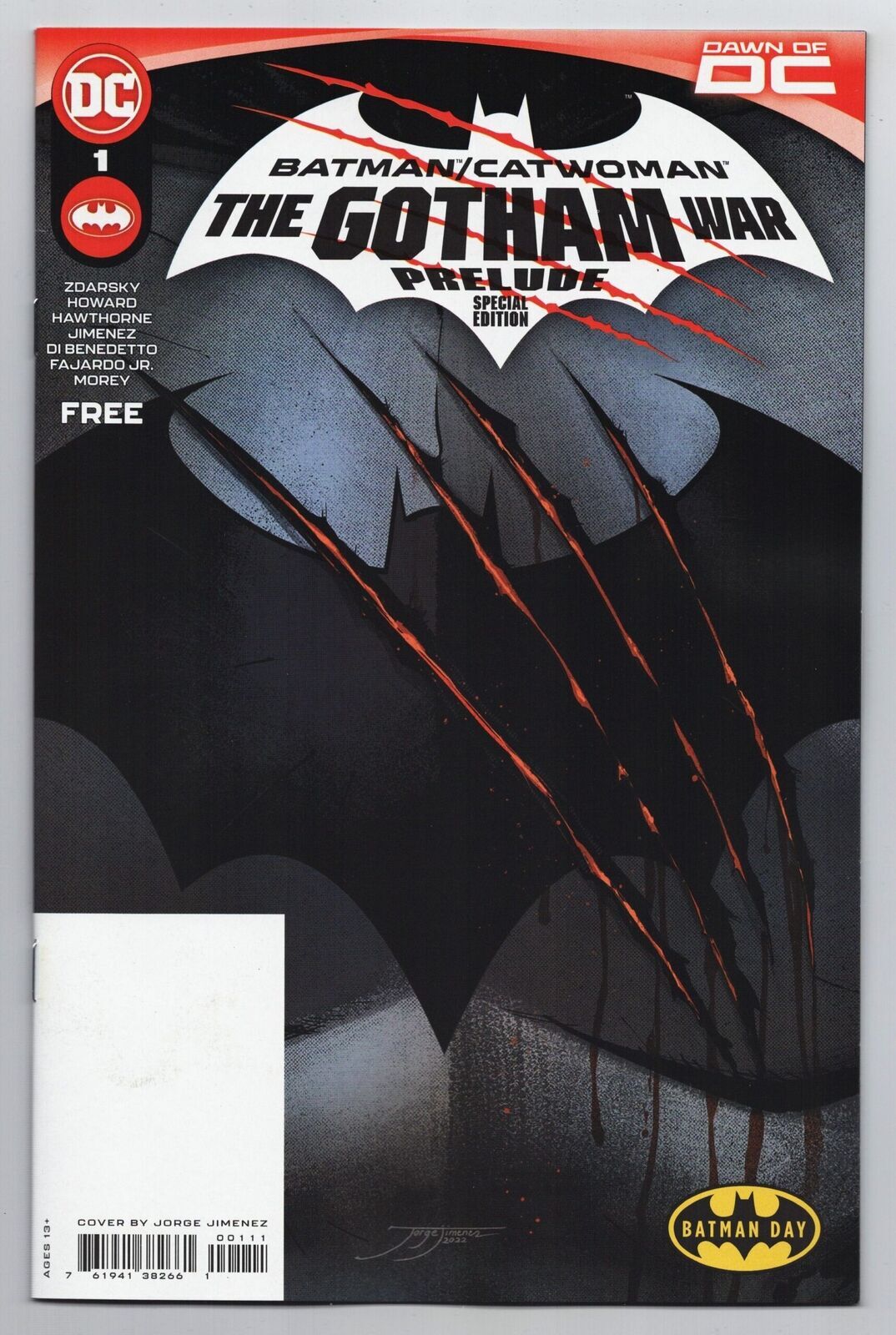 Batman Catwoman Gotham War Prelude #1 Batman Day Special Edition (DC ...