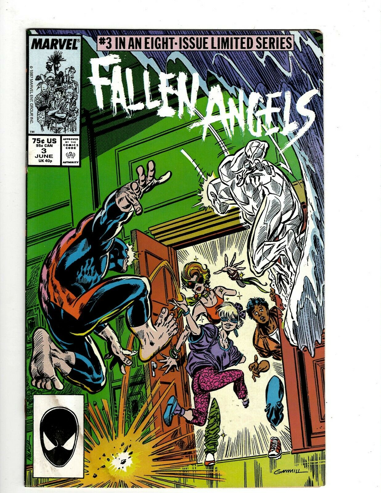 11 Marvel Comics Fallen Angels #1 2 3 4 5 6 7 What If 8 36 23 + X ...