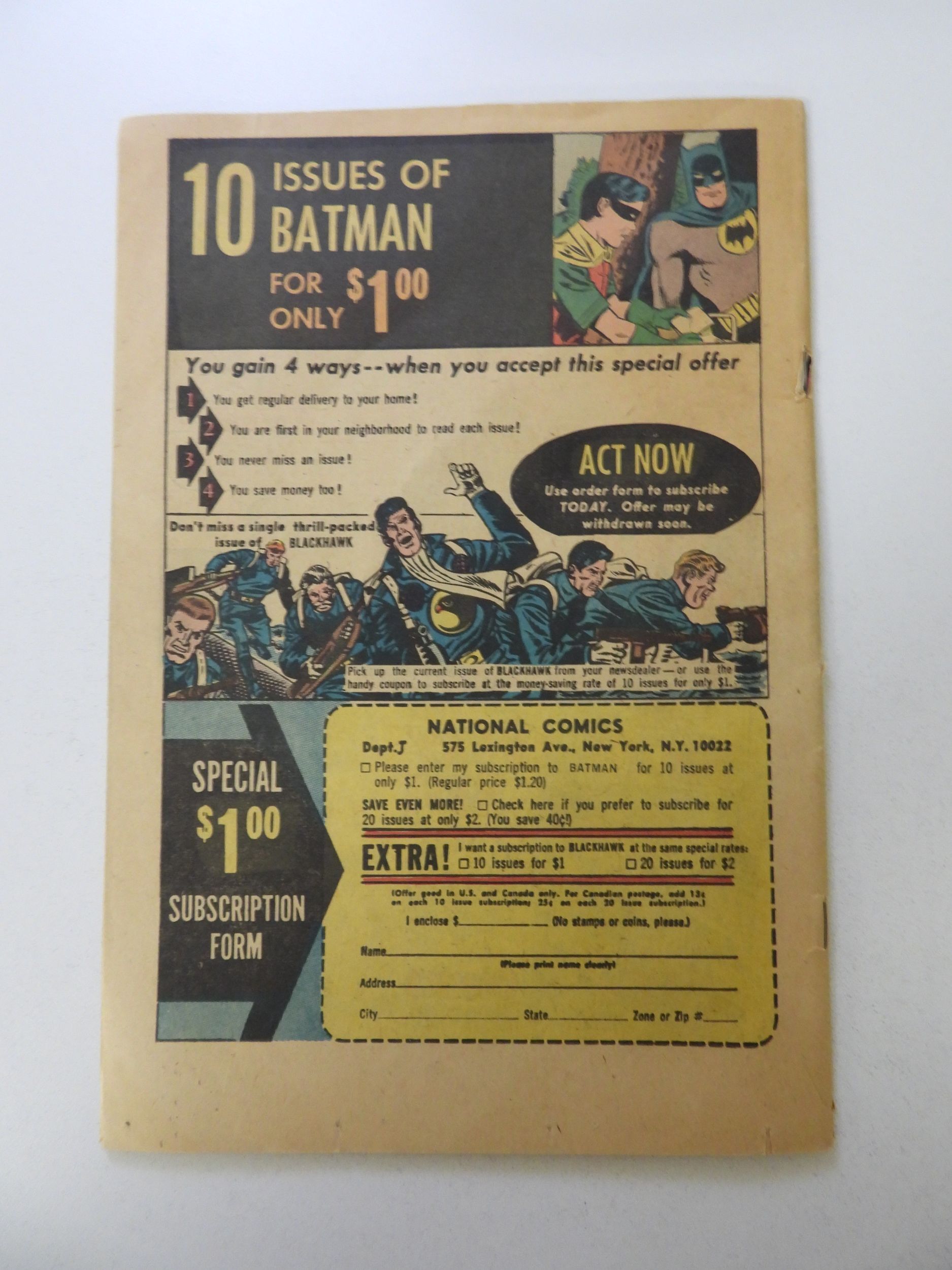 Batman #171 1st silver age appearance of The Riddler coverless | Comic ...