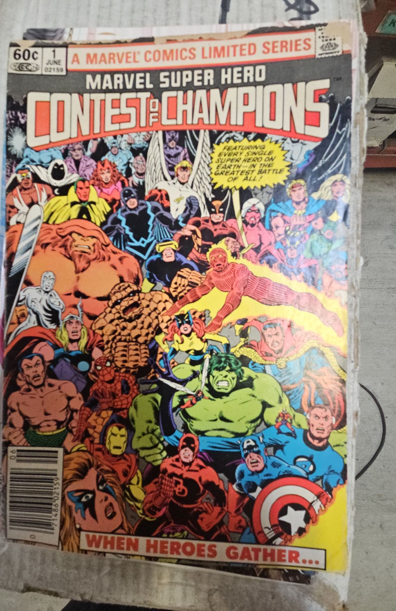 Marvel Super Hero Contest of Champions #1 Newsstand Edition (1982 ...