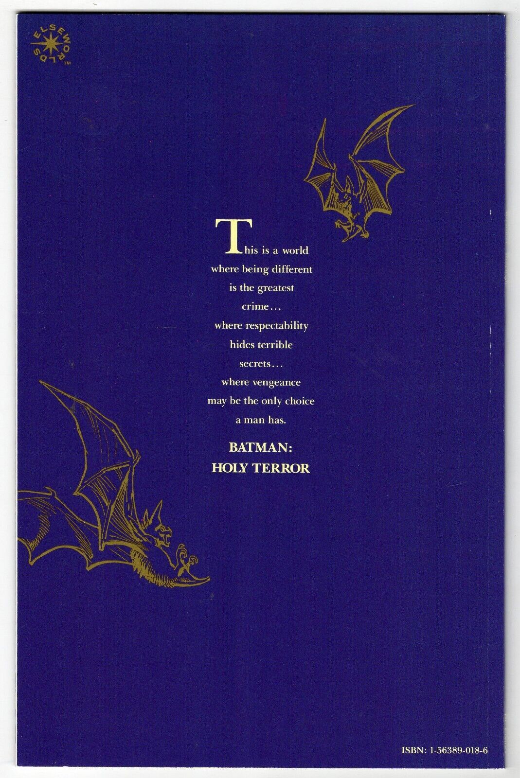 Batman Holy Terror #1 VINTAGE 1991 DC Comics | Comic Books - Copper Age ...