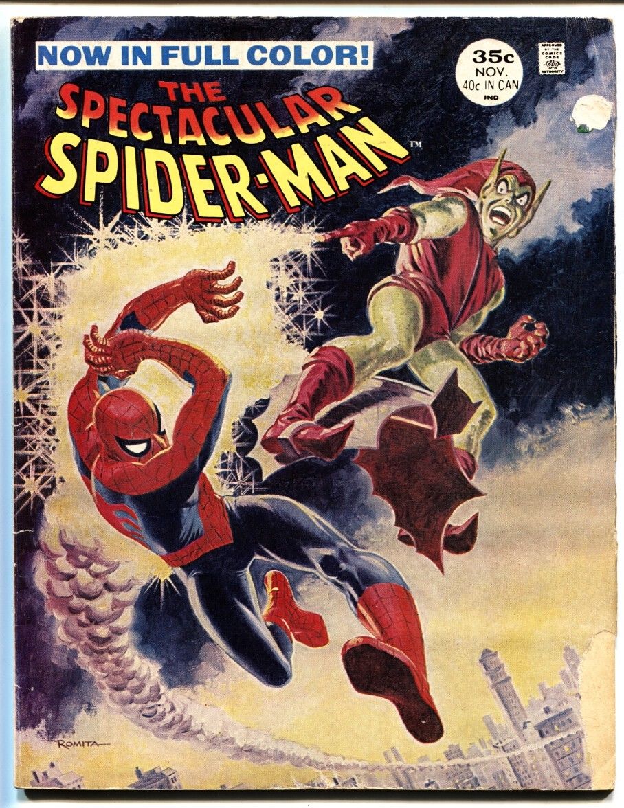 SPECTACULAR SPIDER-MAN #2-1968-vg- -romita art-MAGAZINE SIZE-COLOR ...