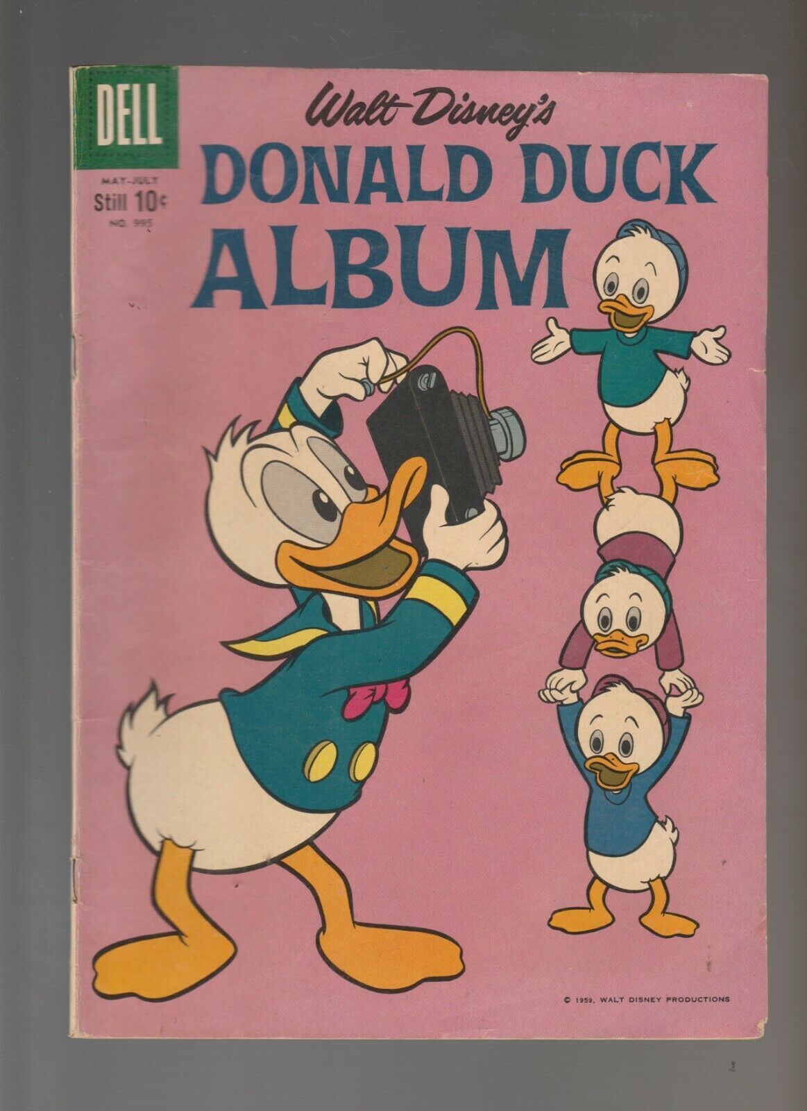 1959 Walt Disney's DONALD DUCK ALBUM #995 VG- 3.5 Dell Comics | Comic ...