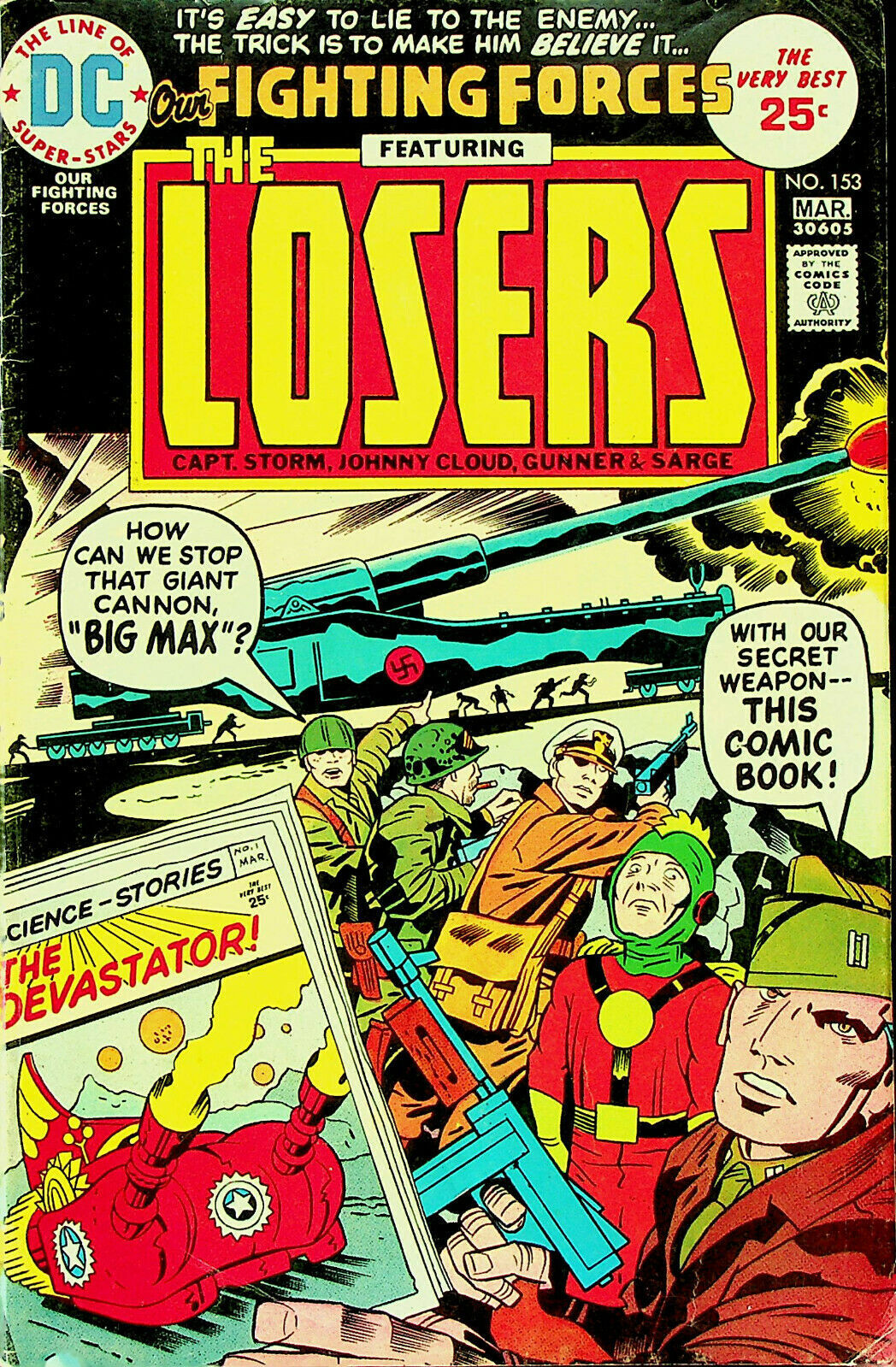 Our Fighting Forces #153 (Feb-Mar 1975, DC) - Good/Very Good | Comic ...