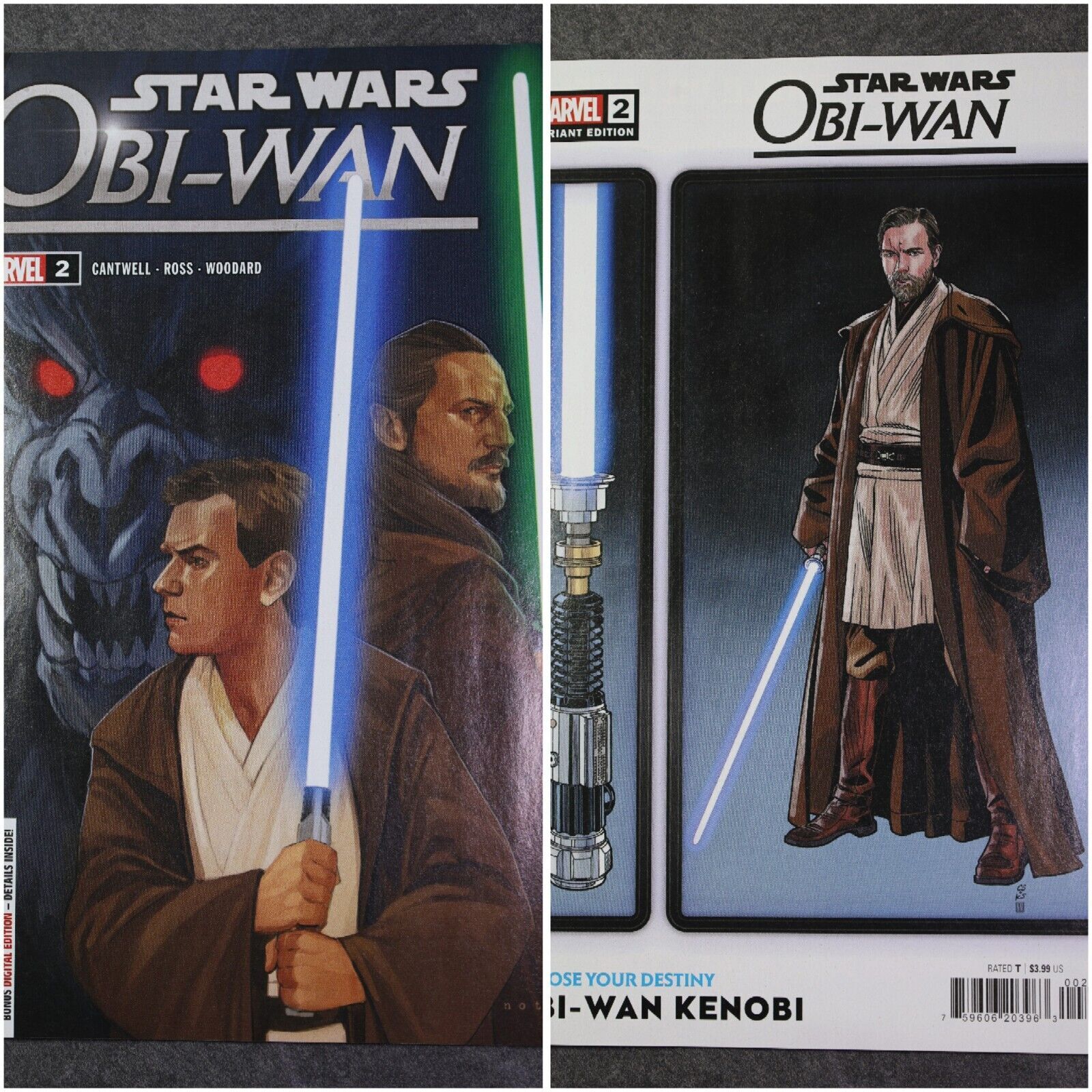 Star Wars Obi-Wan Kenobi #2 Lot of 2 (Standard & Sprouse Variant ...
