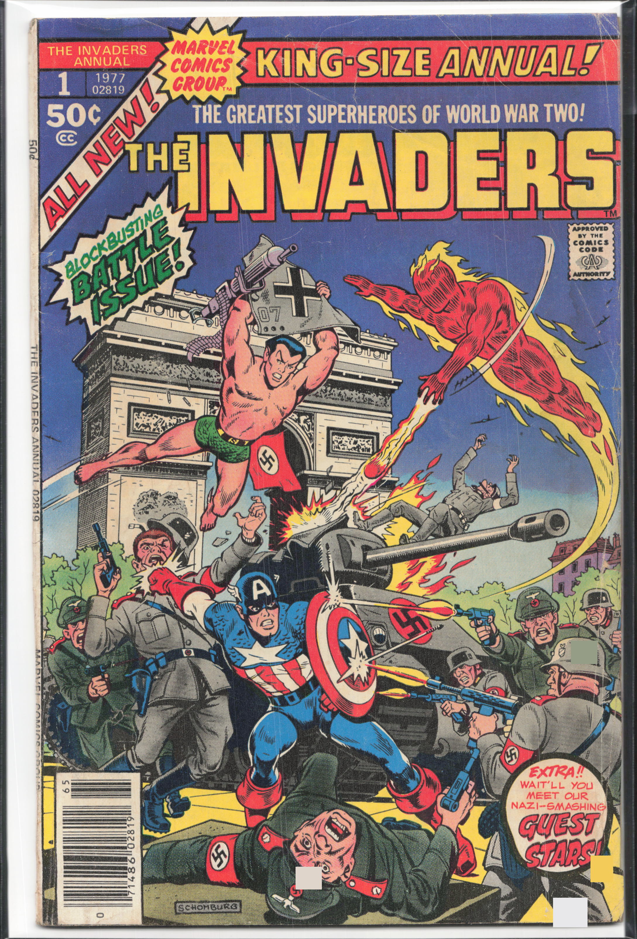 Invaders Annual (1977) The Invaders | Comic Books - Bronze Age, Marvel ...