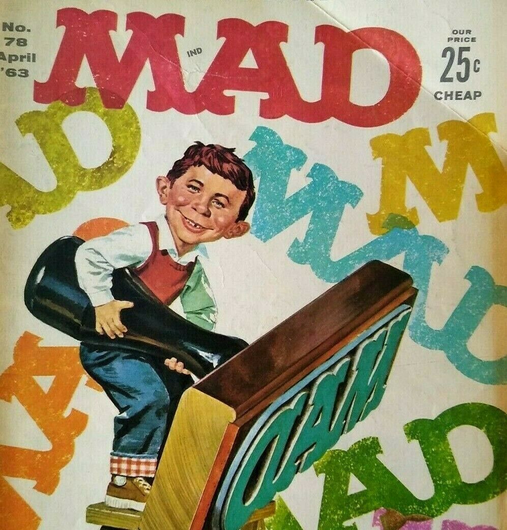 MAD Magazine April 1963 Issue No 78 East West Side Story Movie Parody ...
