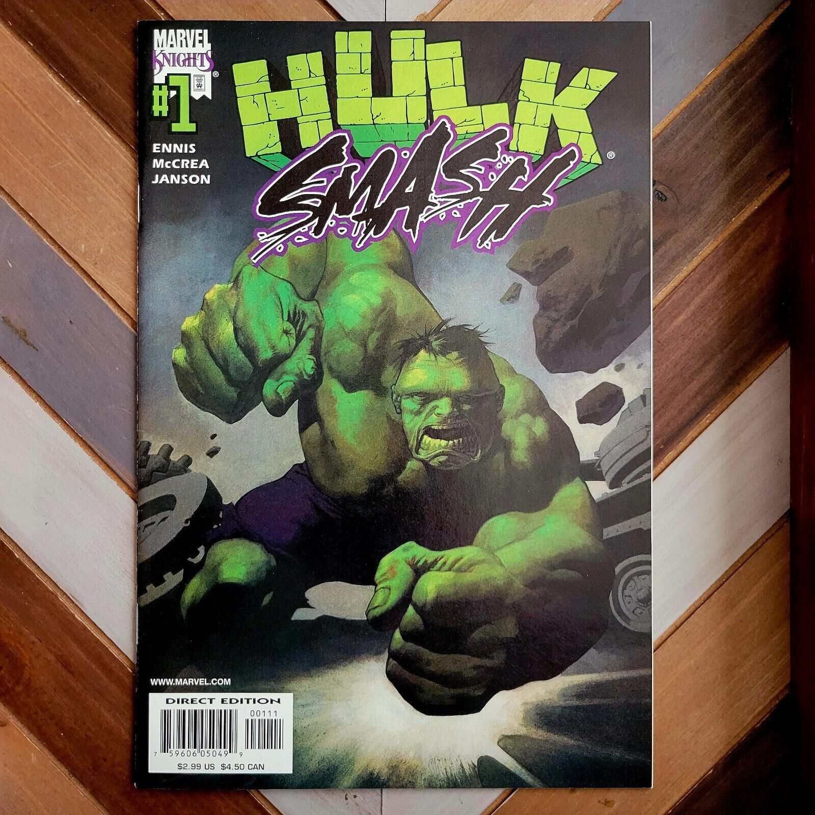 Hulk: SMASH! #1-2 Set of 2, NM unread (Marvel Knights 2001) Limited ...