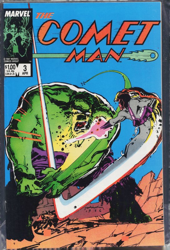 Comet Man #3 (1987) Comet Man | Comic Books - Copper Age, Marvel ...