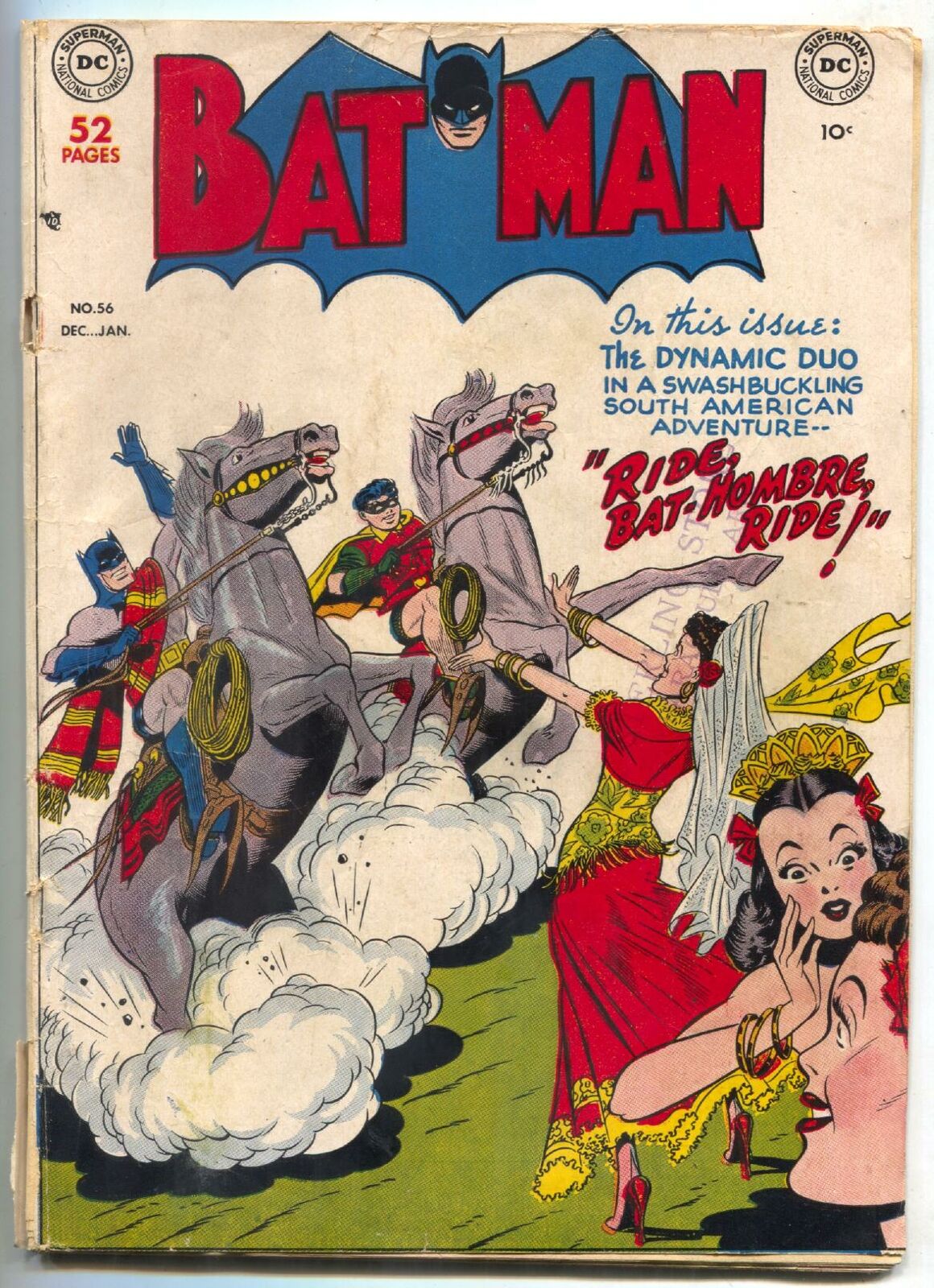 Batman #56 1949- Penguin appears- DC golden age VG- | Comic Books ...