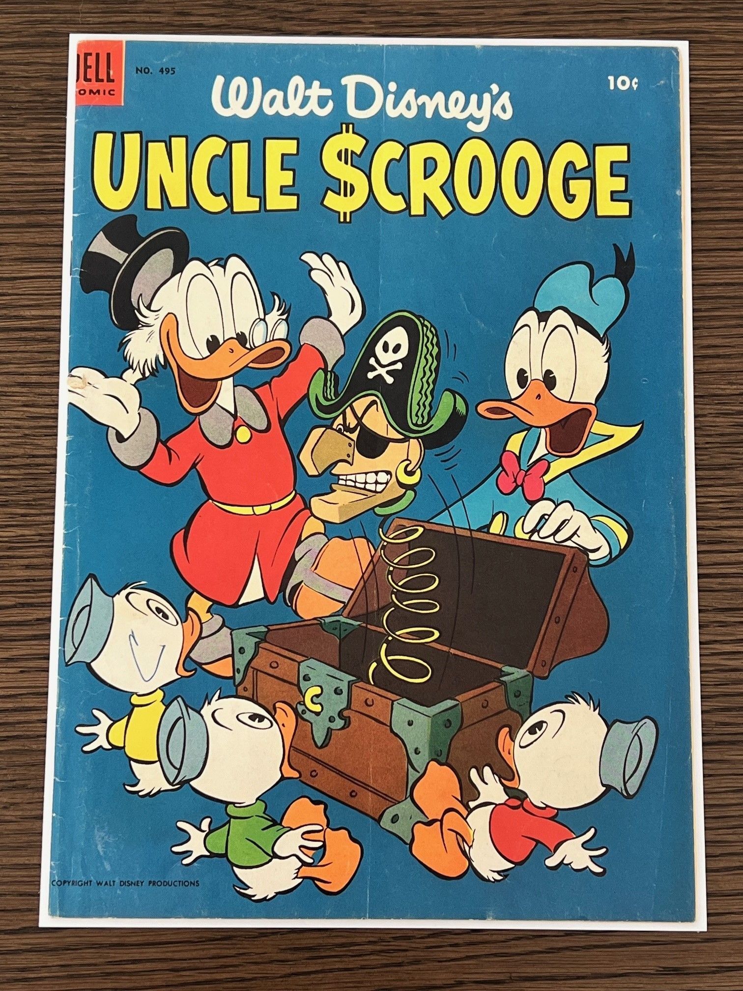 Four Color #495 (1953). VG. Uncle Scrooge issue #3! Carl Barks cover ...