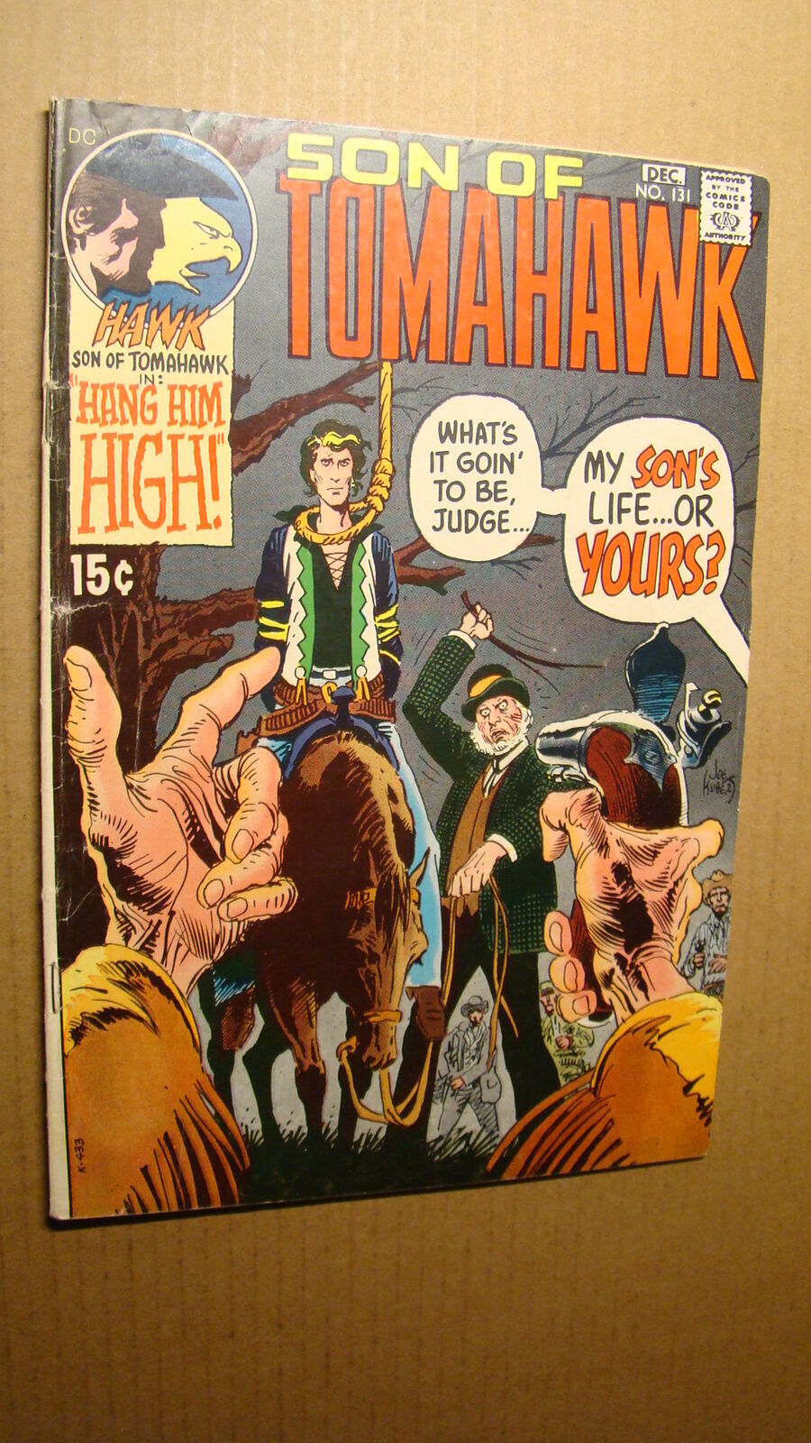 SON of Tomahawk 131 *Solid Copy* DC Western 1970 Frazetta ART Hanging ...