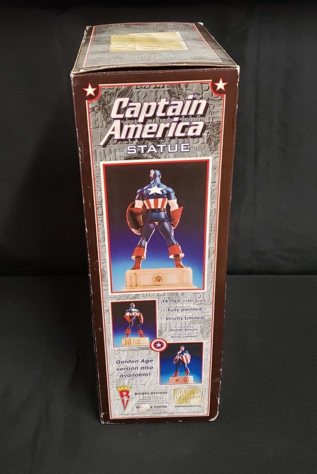 Signed Bowen Designs Captain America Modern Version Painted Statue 66/ ...