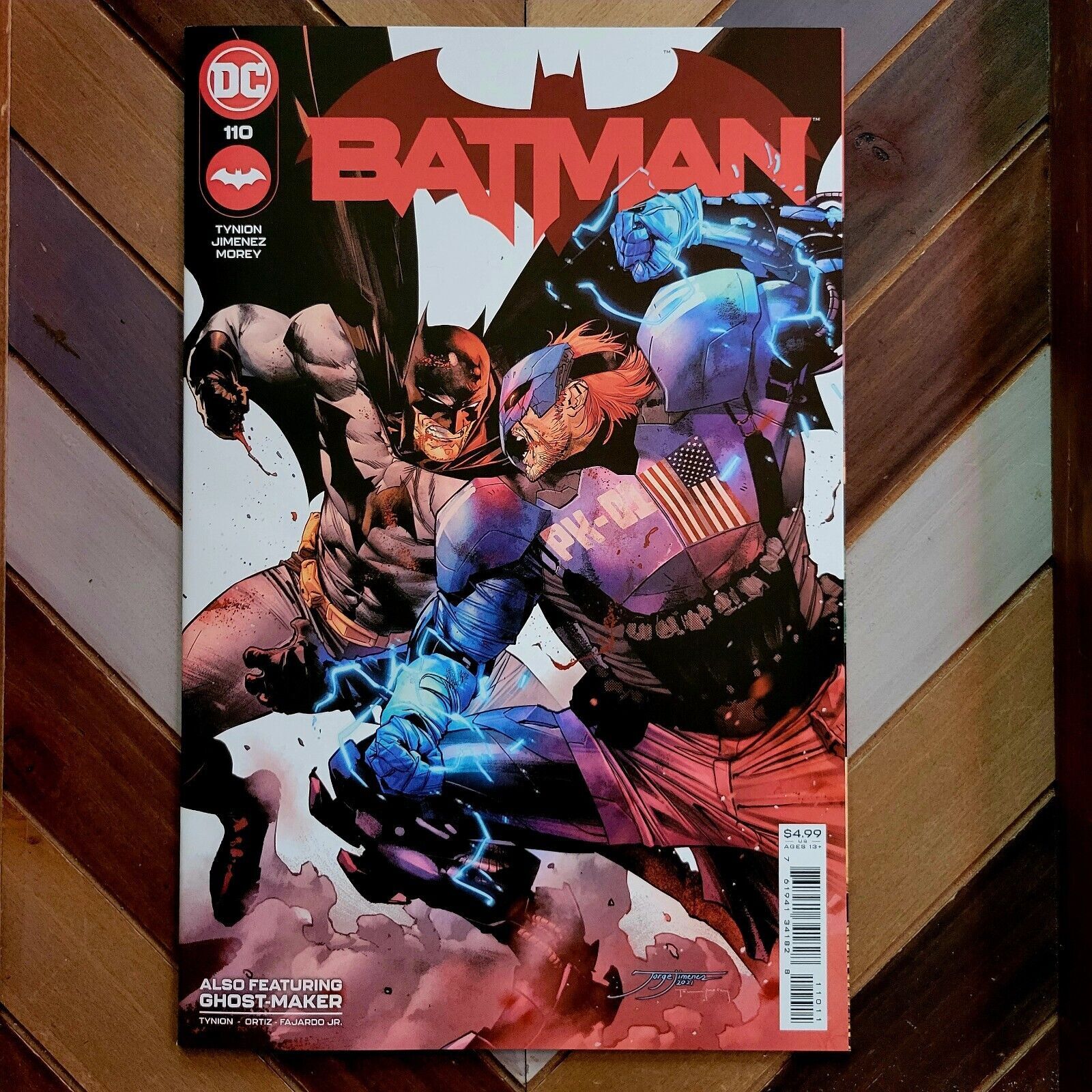 BATMAN #110 NM/new (DC 2021) Co-starring GHOST-MAKER & PEACEKEEPER-01 ...