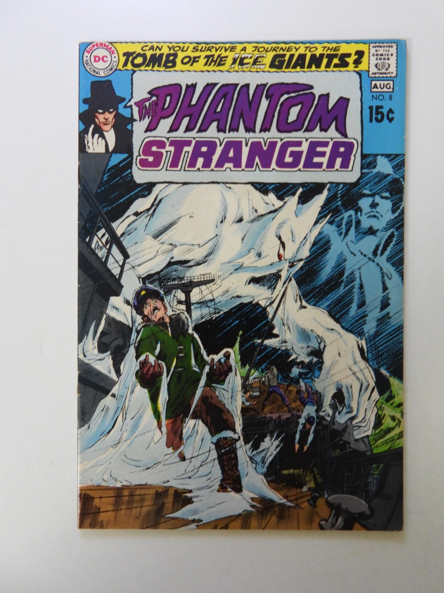 The Phantom Stranger #8 (1970) FN/VF condition "date stamp back cover ...