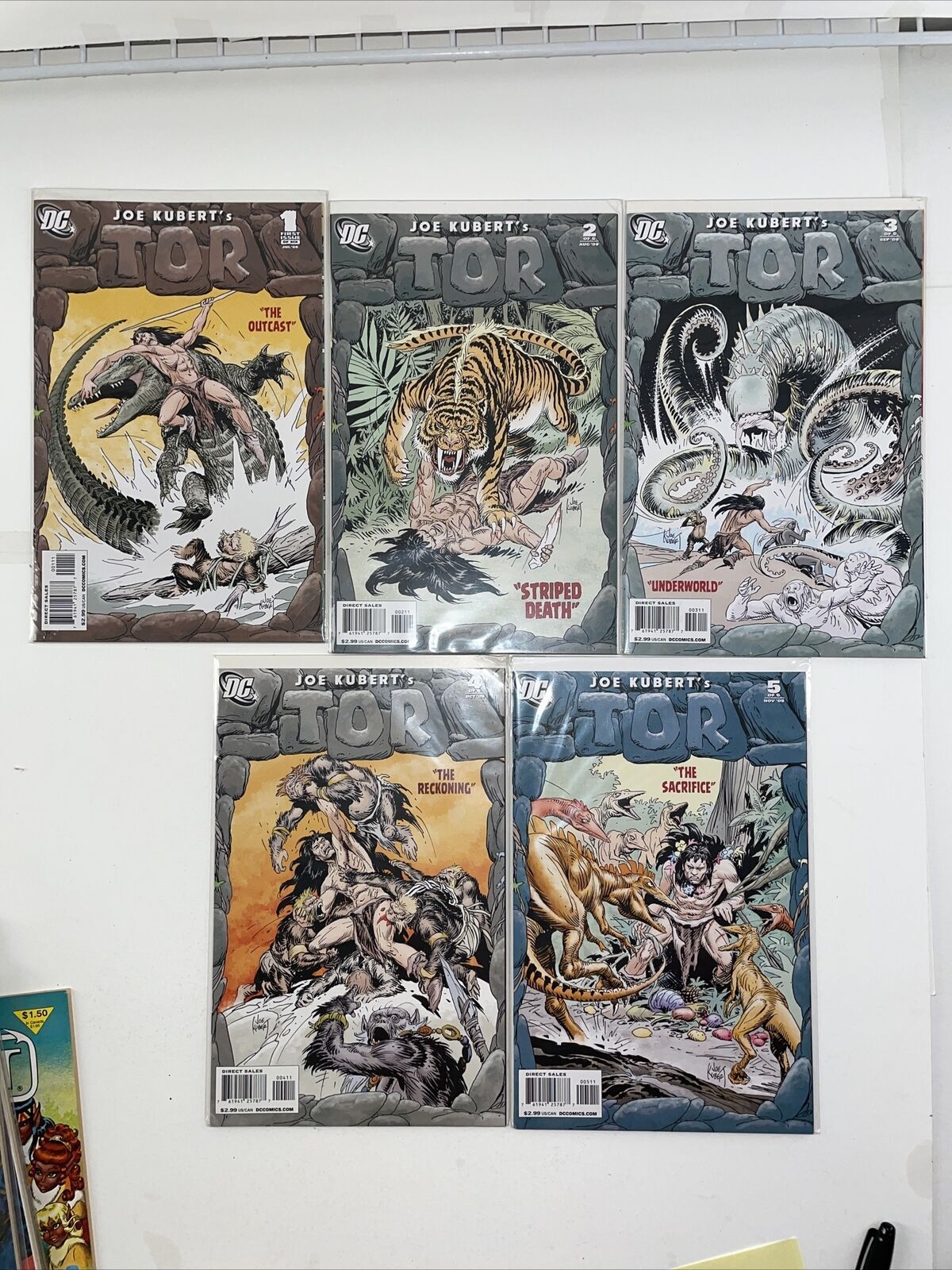 JOE KUBERT'S TOR #1-5 ?DC 1 2 3 4 5 ?comics Book ? | Comic Books ...