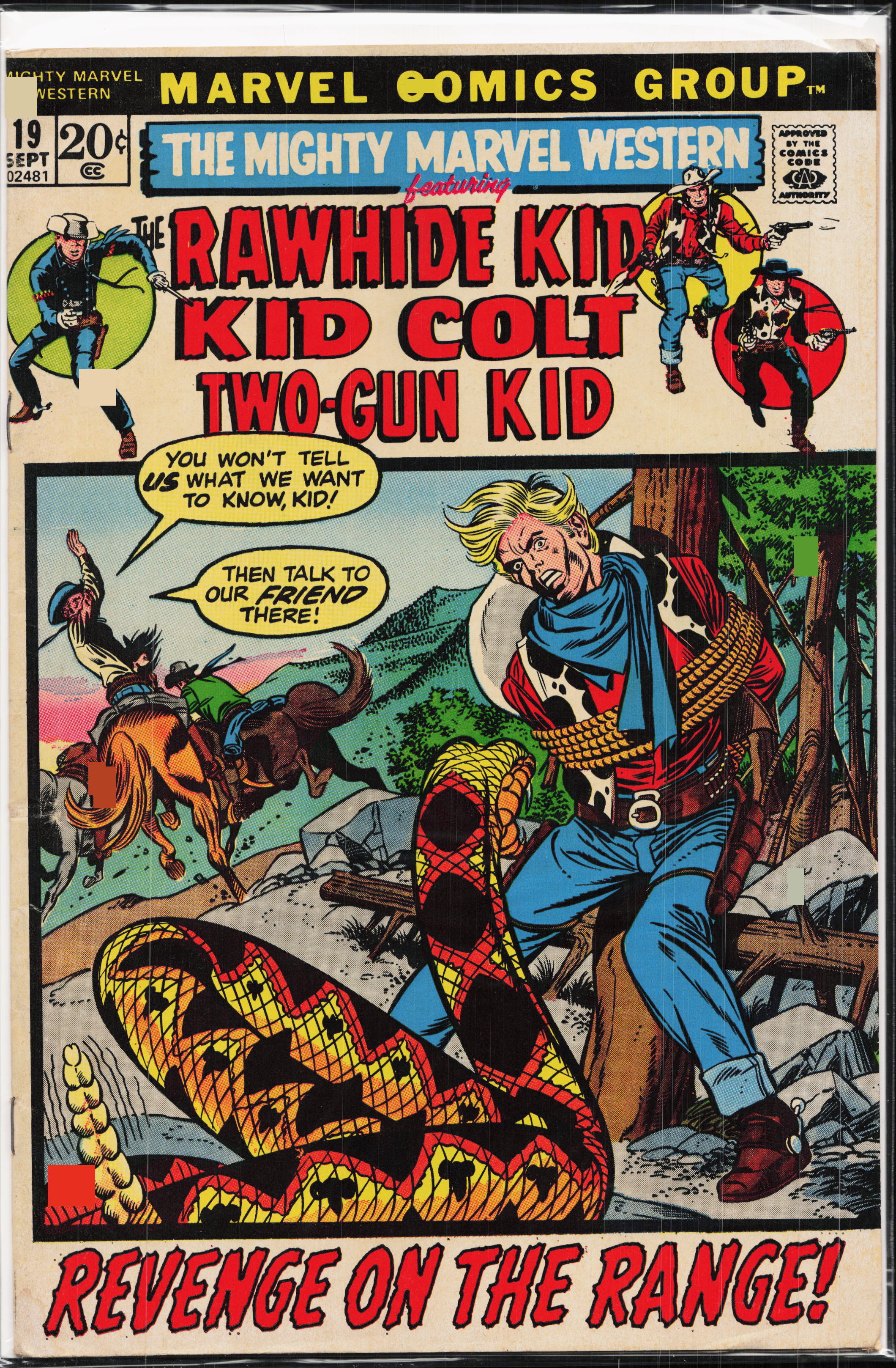 The Mighty Marvel Western #19 (1972) Kid Colt | Comic Books - Bronze ...