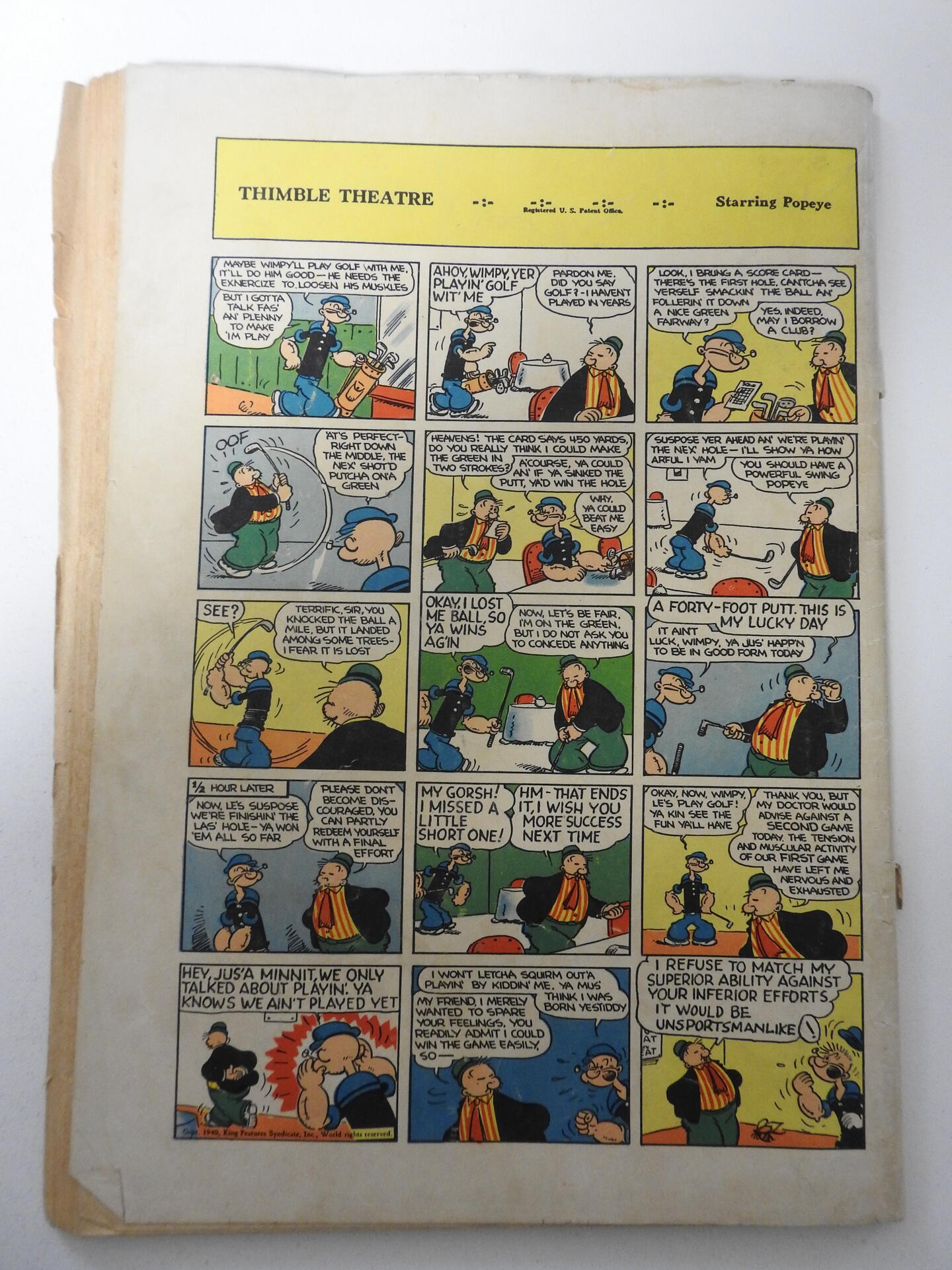 Four Color #17 (1942) GD Cond Cover detached bottom staple, centerfold ...