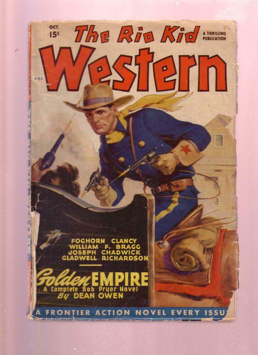 RIO KID Western-Oct 1947-Rare Canadian Variant-Pulp-Hot G/VG | Comic ...
