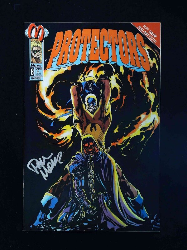 Protectors #6 Malibu Comics 1993 Vf+ Signed By Paul Mounts | Comic ...
