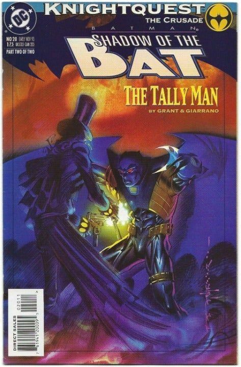 Batman: Shadow of the Bat 20 1993 - Vintage NM Comic The Tally Man Part ...