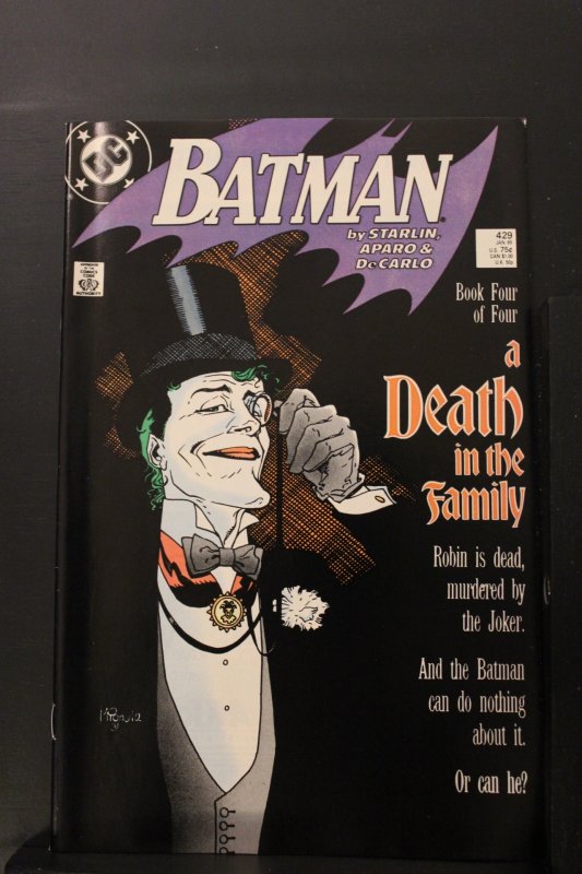 z Batman #429 1989 High-Grade NM- Joker key Death In The Family C'ville ...