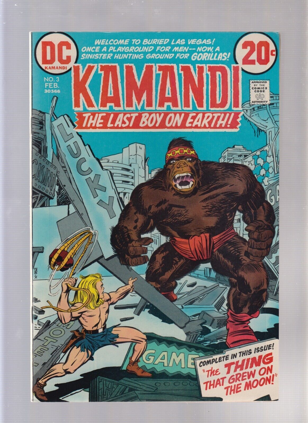 Kamandi, The Last Boy On Earth #3 - Jack Kirby Art! (8.0) 1973 | Comic ...