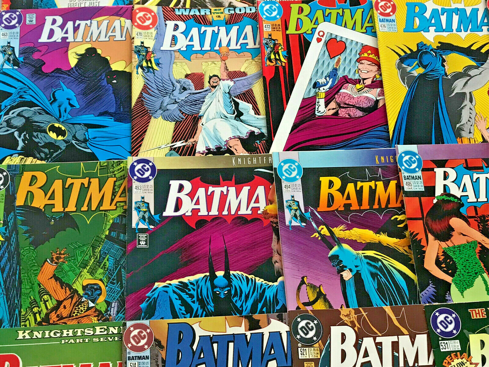 Batman#442-532 Vf-Nm LOT 1990 (24 Books) Batman DC Comics | Comic Books ...