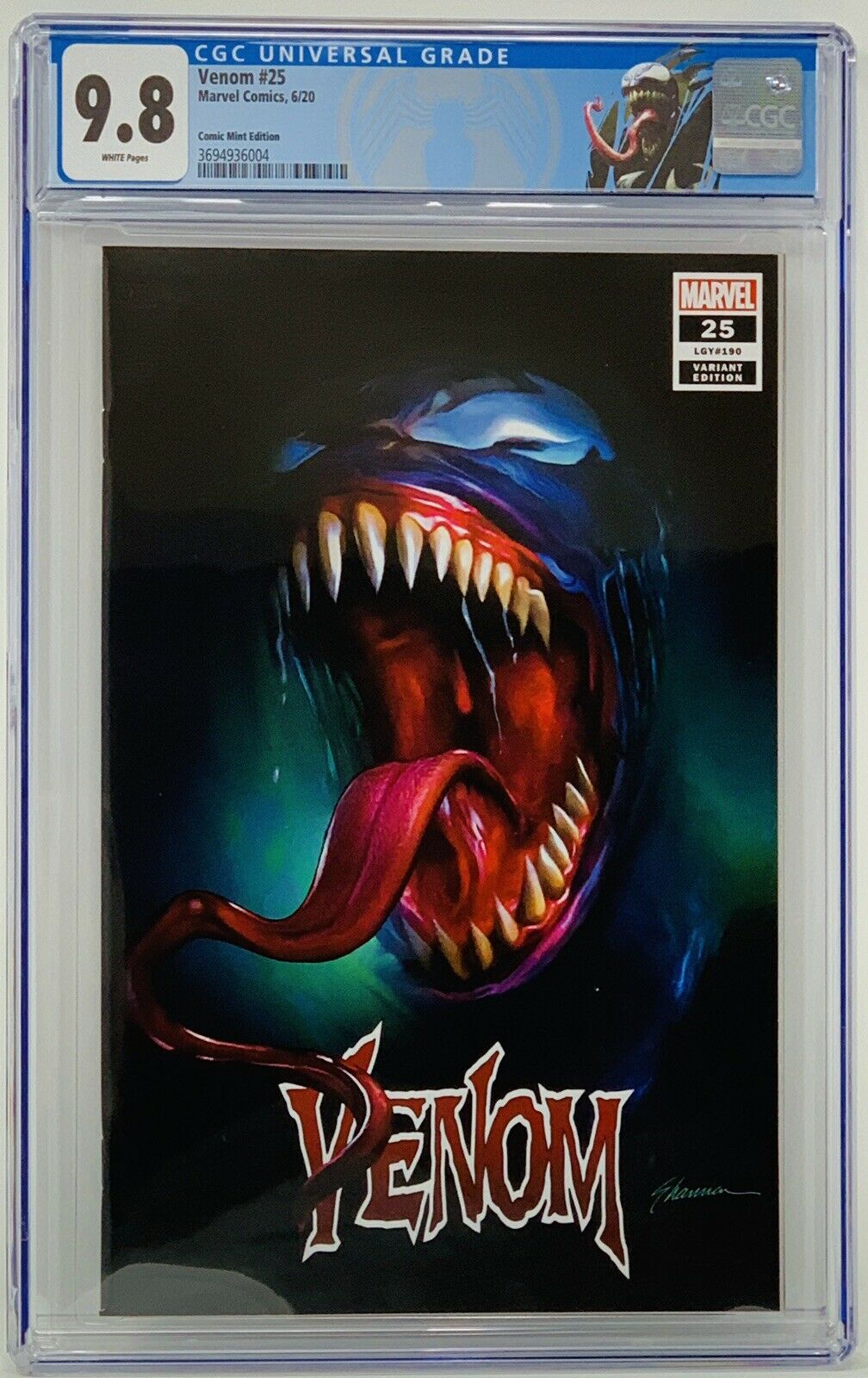 Venom 25 CGC 9.8 Marvel 2020. Shannon Maer Trade Dress Variant Venom ...