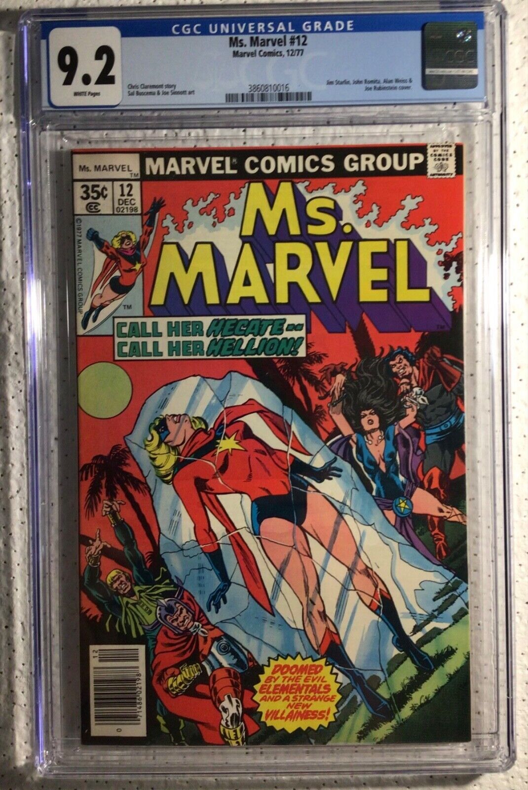 Marvel, Ms. Marvel #12, 1st Hecate, CGC 9.2, Look! | Comic Books ...