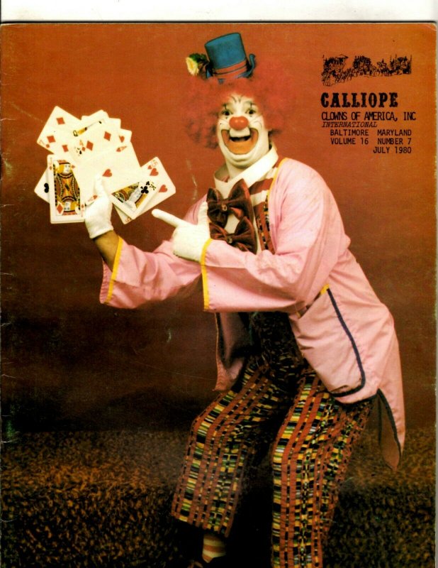 6 Magazines Callipoe Clowns of America # 3 17 8 9 Special Issue 2 7 Int ...