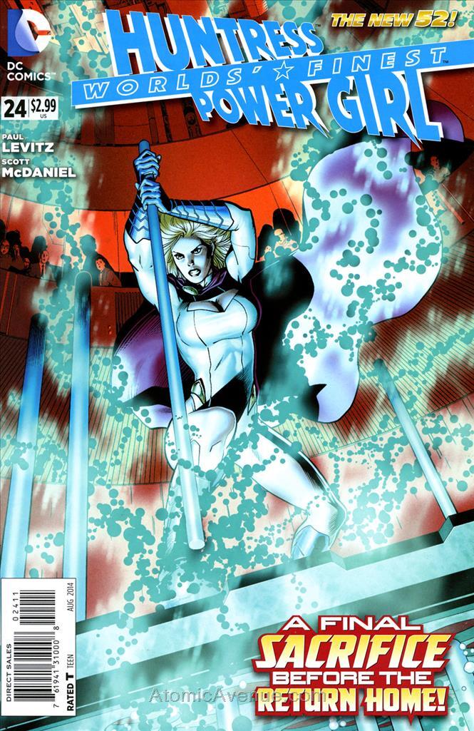 Worlds' Finest (3rd Series) #24 VF ; DC | New 52 Huntress Power Girl ...