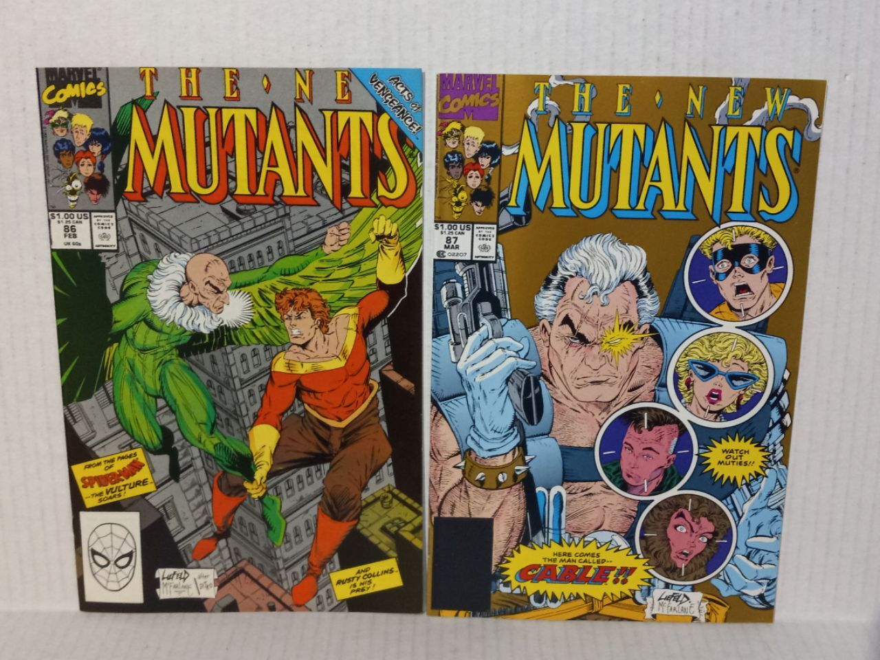 New Mutants #86 + 87 - First Appearances of Cable - Free Shipping ...