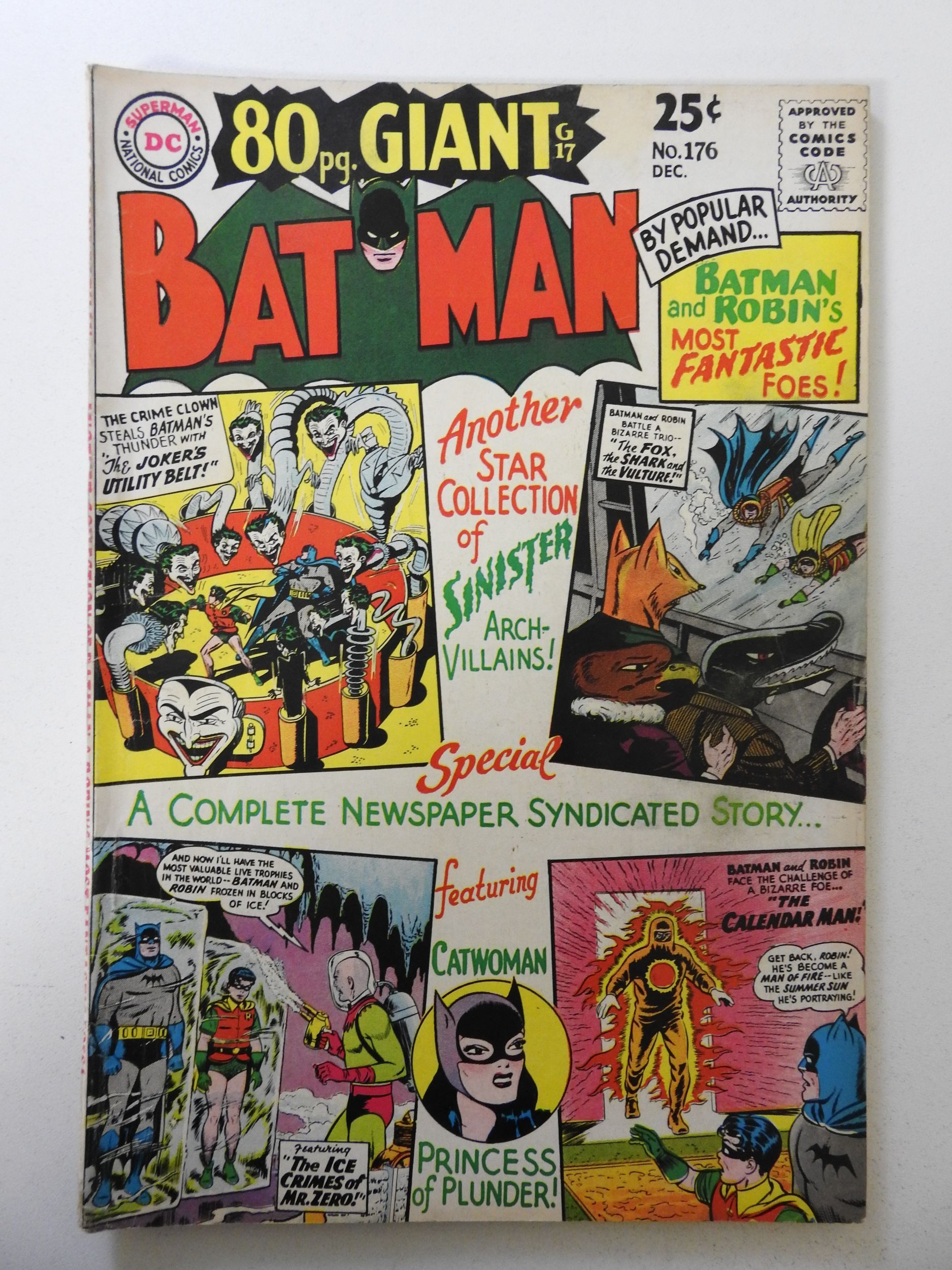 Batman #176 (1965) VG Condition moisture stain | Comic Books - Silver ...