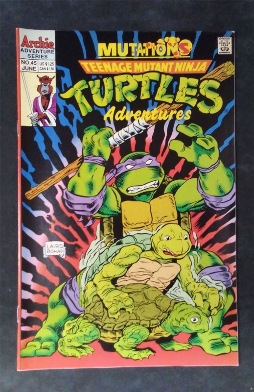 Teenage Mutant Ninja Turtles Adventures #45 1993 Archie Comics Comic ...