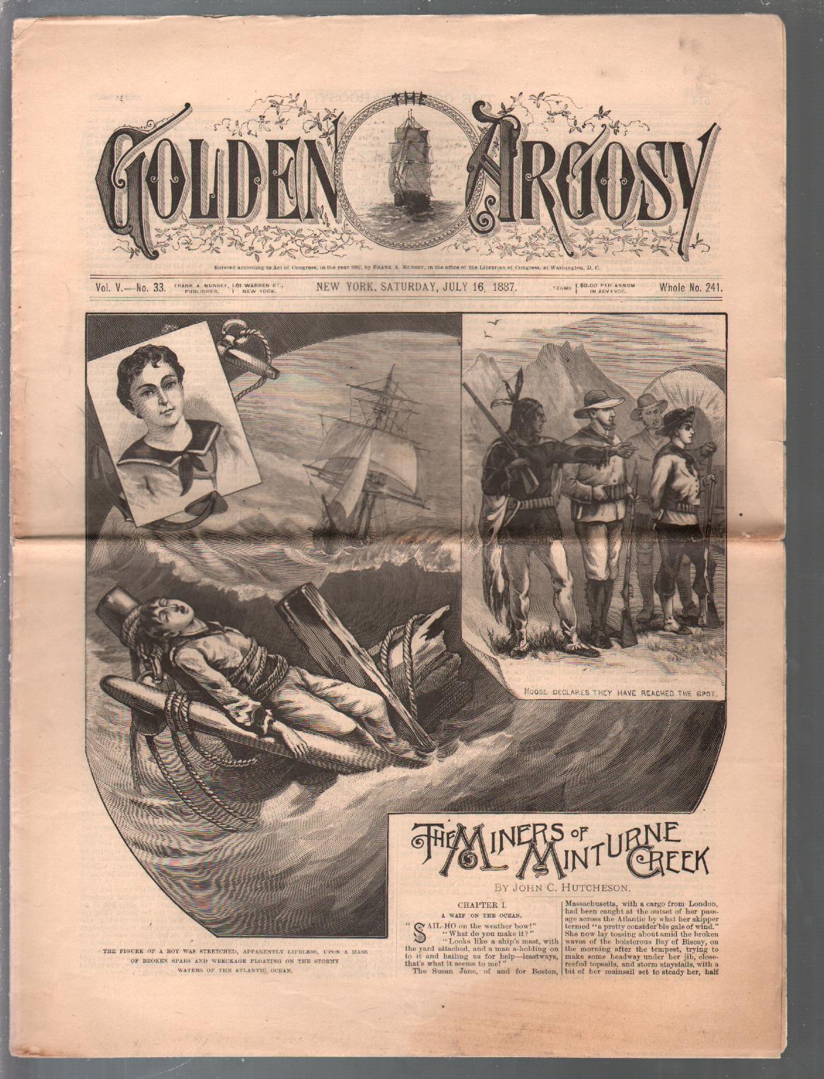 Golden Argosy--July 1887--Pulp Magazine--Munsey--VG | Comic Books ...