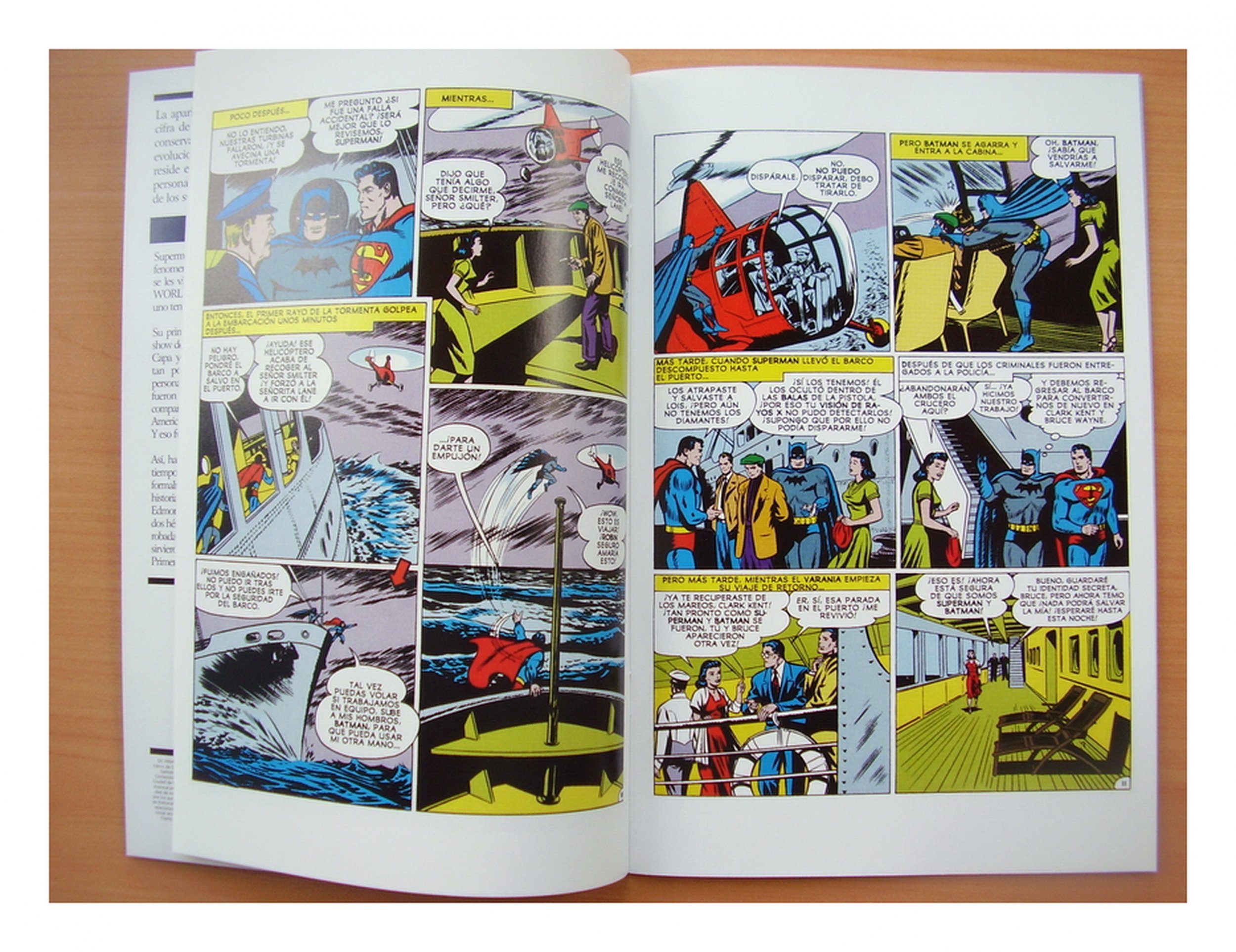 Superman Batman Juntos Primera Aparicion Comic Espanol DC Jerry Siegel ...