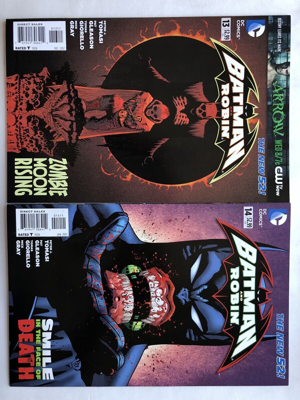 DC Comics New 52 Batman & Robin Vol 2 #0, #1-14 (2011) 15 Issue Bundle ...